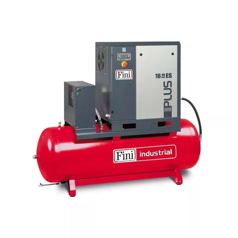 FINI PLUS ROTARY SCREW AIR COMPRESSOR - 15KW 500LT HIGH PRESSURE 15BAR ...
